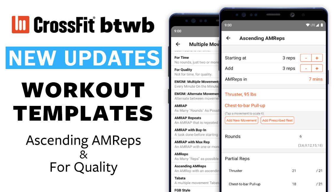 Updates: New Workout Templates! | Site Title here