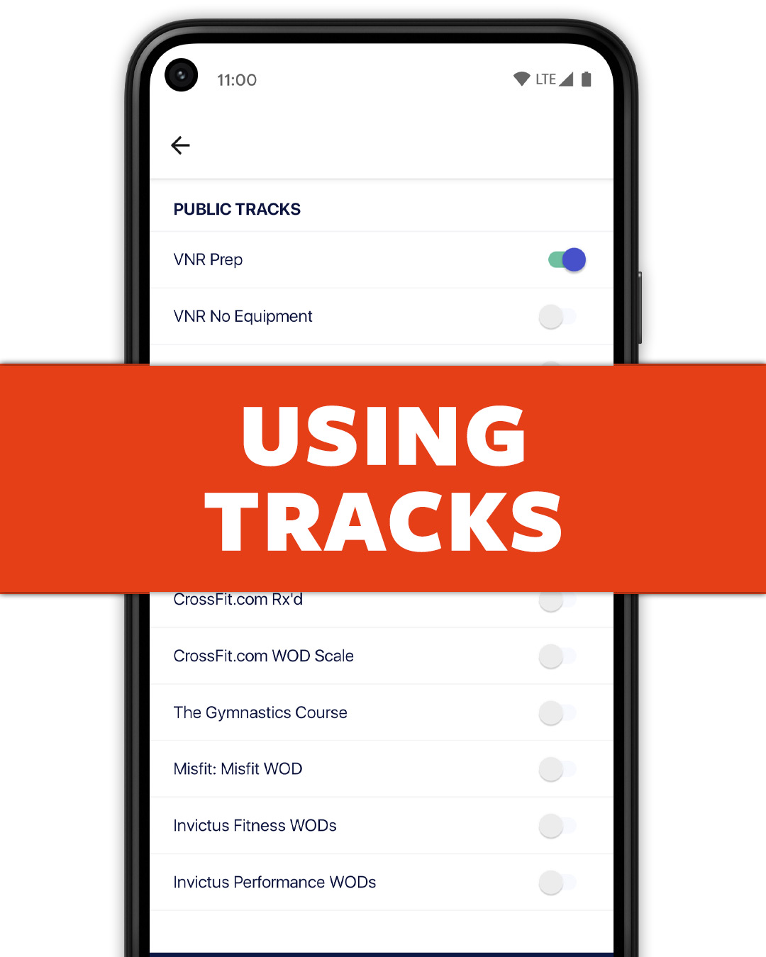 Using Tracks